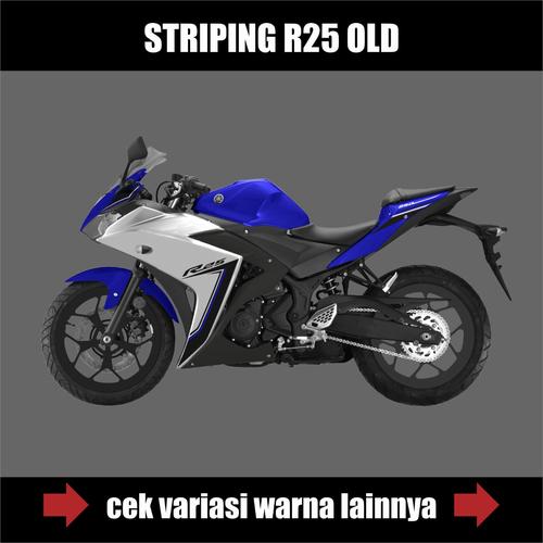 Jual STIKER STRIPING YAMAHA R25 OLD / STICKER LIST GRAFIS R25 V1 ...