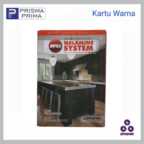Jual Katalog Kartu Warna Propan Impra Melamine Colorcard Cat Politur ...