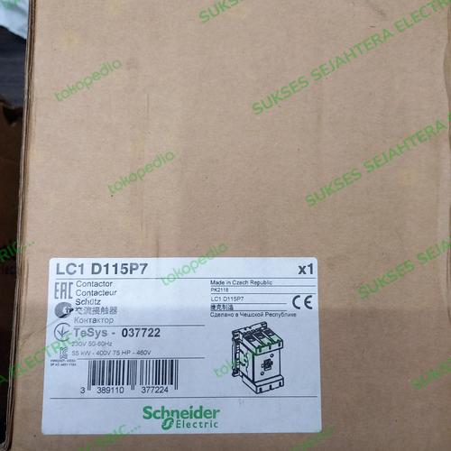 Jual CONTACTOR LC1D115P7 SCHNEIDER 220V - Jakarta Pusat - SUKSES ...