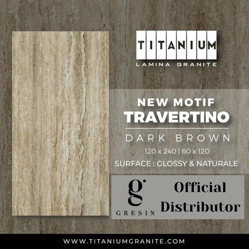 Jual Travertino Brown Titanium | 60x120 | Naturale | Titanium Granite Tile - Jakarta Barat ...
