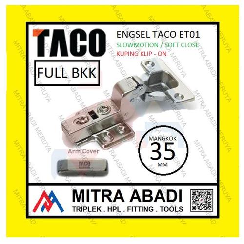 Jual Engsel lemari TACO HPL engsel sendok TACO ET01 - C (Full Bkk ...