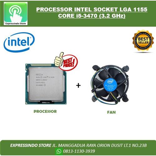 Jual PROCESSOR INTEL SOCKET LGA 1155 CORE i5-3470 (3,2 GHZ) - Jakarta ...