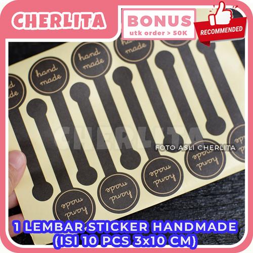 Jual Sticker Handmade Segel Toples Estetik Label Stiker Dekorasi ...