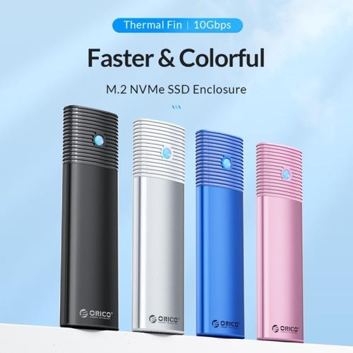 Jual Ssd m2 Enclosure orico Nvme type-c 10Gbps pwm2-g2 casing m.2 ...