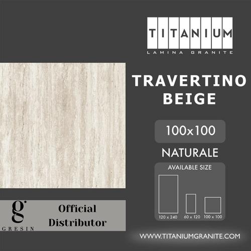 Jual Travertino Beige Titanium | 100x100 | Naturale | Titanium Granite ...