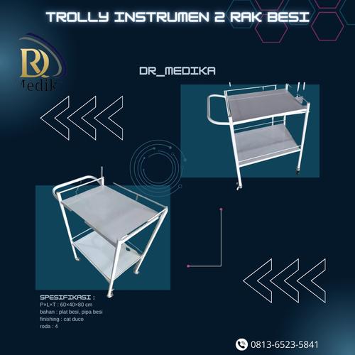 Jual Trolly instrumen 2 rak besi/Trolly instrumen besi - Kab. Bogor ...