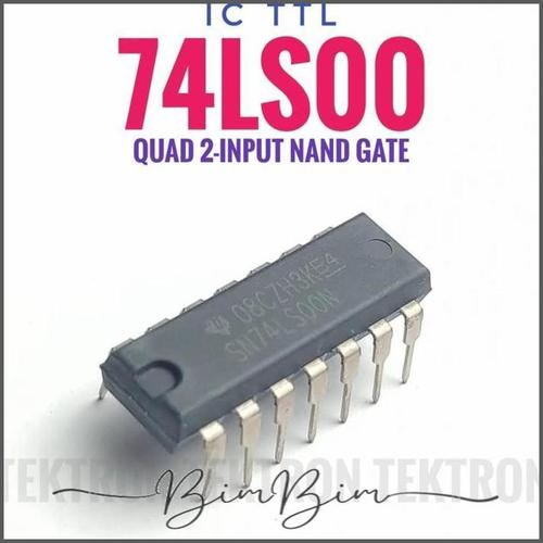 Jual IC TTL 74LS00 7400 Quad 2 Input NAND Gate Texas ST National ... Jual IC TTL 74LS00 7400 Quad 2 Input NAND Gate Texas ST National ...