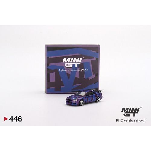 Jual MINIGT 446 NISSAN SKYLINE GT-R R34 V-SPEC II DIGITAL CAMOUFLAGE ...