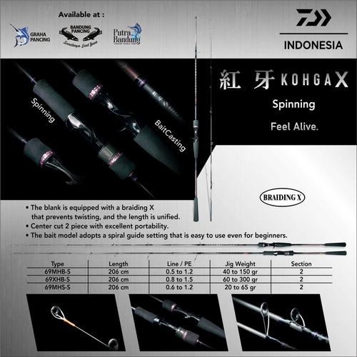 Jual JORAN STIK PANCING DAIWA KOHGA X - Kota Surabaya - Official Daiwa ...