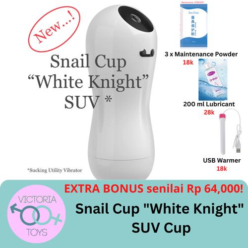 Promo SNAIL CUP White Knight SUV Sucking Utility Vibrate Masturb Cup ...