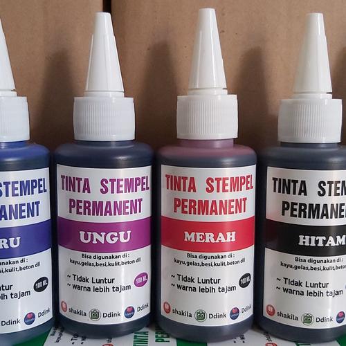 Jual TINTA STAMP PERMANENT/TINTA PERMANENT 100ml - Putih - Kab. Bekasi ...