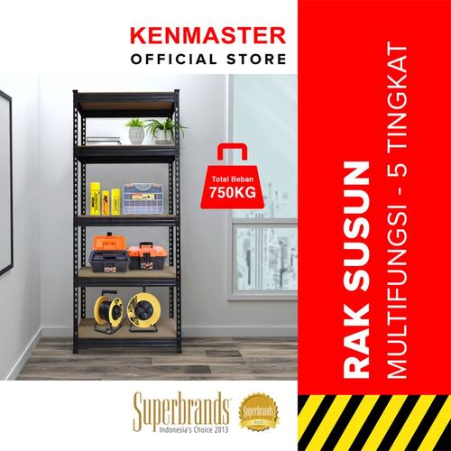 Promo KENMASTER RAK 5 SUSUN SERBAGUNA BESI Multipurpose Penyimpanan ...