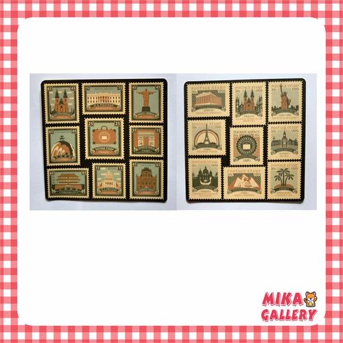 Jual Sticker Journal Perangko Scrapbook Vintage Aesthetic Stiker Stamp ...
