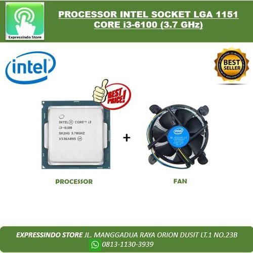 Jual PROCESSOR INTEL SOCKET LGA 1151 CORE i3 6100 (3,7 GHZ) - Jakarta Pusat - Expressindo Store ...