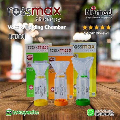 Jual Rossmax Therapy Respiratory Aerosol AS175 Aero Spacer Chamber All ...