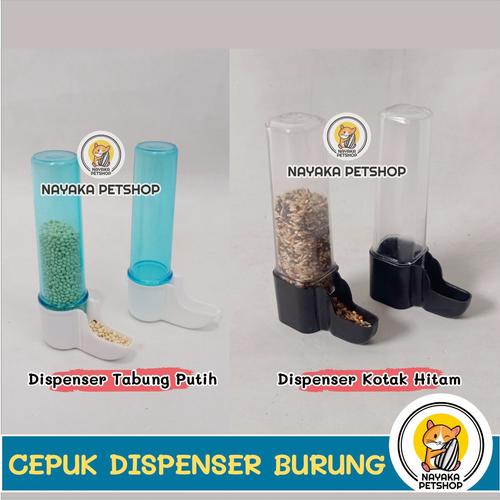 Jual Dispenser Kotak Kecil Cepuk Tempat Pakan Wadah Minum Makanan ...