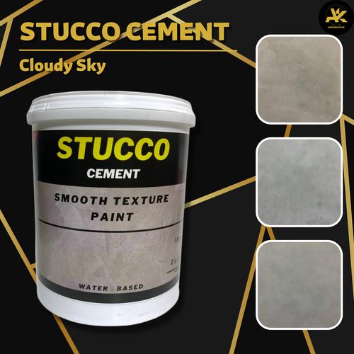 Jual 1kg Cat Stucco Cement Concrete Theme - Cloudy Sky - Kota Bekasi ...