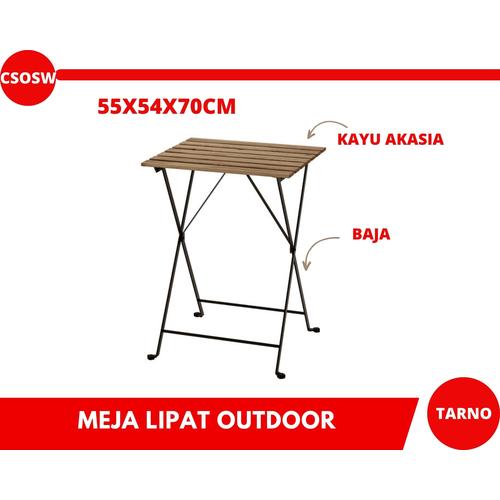 Jual Meja Lipat Outdoor Meja Kopi Teras Taman Balkon Folding Table Kayu ...