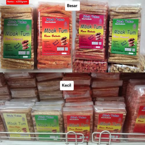 Jual Stick Talas Khas Pontianak / Stik Keladi / Keripik Talas Mbak Tum ...