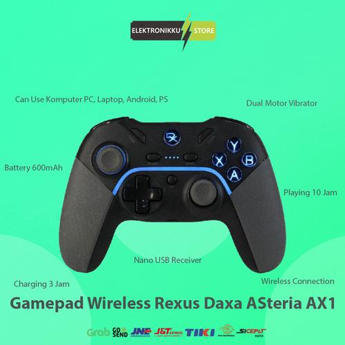 Jual Gamepad Wireless Rexus Daxa Asteria AX1 Stick Android PS PC Laptop - Kota Surabaya ...