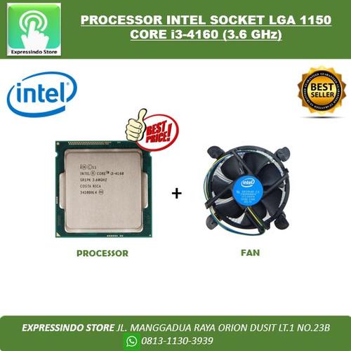 Jual PROCESSOR INTEL SOCKET LGA 1150 CORE i3-4160 (3,6 GHZ) - Jakarta ...
