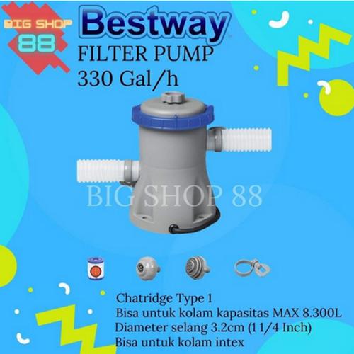 Jual BESTWAY POMPA FILTER KOLAM RENANG FILTER PUMP POOL FLOWCLEAR ORI ...