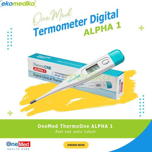 Jual Termometer Digital Kaku / Termometer Onemed Alpha 1 / Thermo Rigid ...