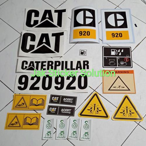 Jual Stiker Cat 920-1 Sticker Wheel Loader Caterpillar - Kab. Cirebon ...