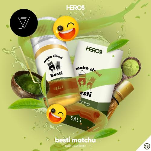 Jual R57 Besti Matcha Salt Nic 30ML by Hero57 - Liquid Bestie Besti ...