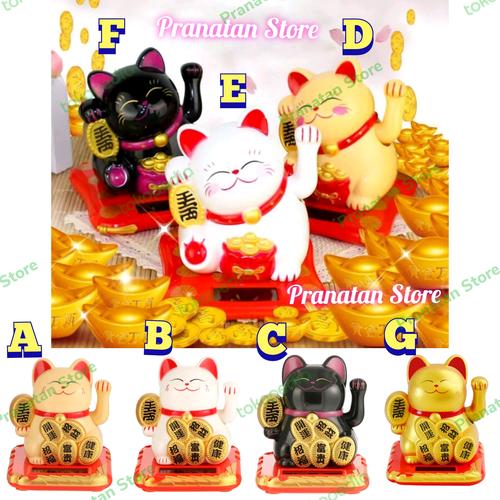 Jual Maneki Neko Lucky Cat / Kucing Keberuntungan bawa Rezeki Uang Emas ...