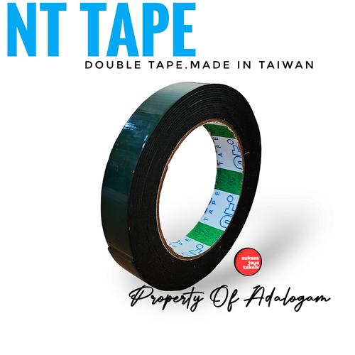 Jual NT TAPE Double Dobel Foam Tape Tip Busa Gabus Isolasi 1 Inch ...