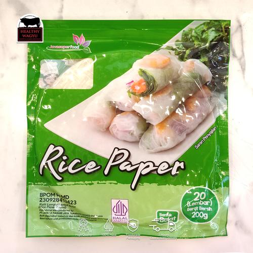 Promo Rice Paper Roll Java Super Food Bulat 20 lembar / Kulit Lumpia ...