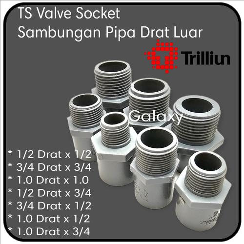 Jual TS Valve Socket - Sambungan Pipa Drat Luar - Kota Surabaya ...