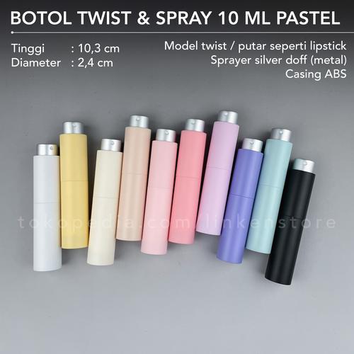 Jual Botol Twist n Spray 10ml Pastel Edition Refillable Travel Size ...