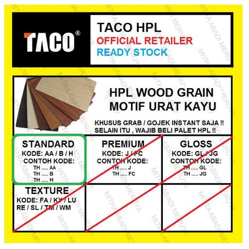 Jual TACO HPL MOTIF URAT KAYU KODE AA/B/H - Kota Tangerang Selatan ...