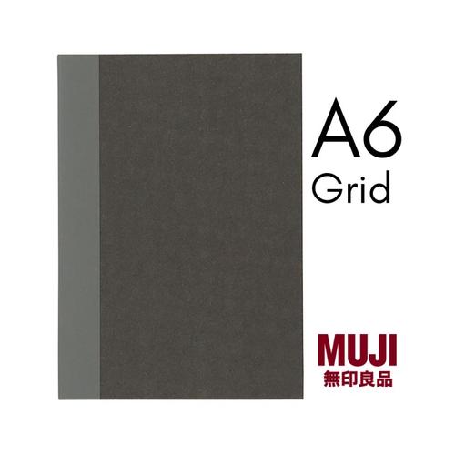 Jual Muji craft notebook (A6/grid /dark grey) - Baru - Kota Tanjung ...