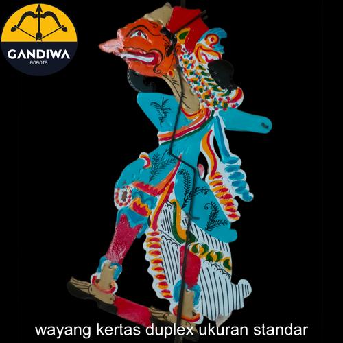 Jual wayang kulit durno biru berbahan kertas karton duplex - Kab ...