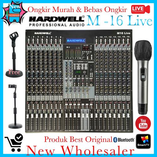 Jual Mixer Hardwell M16 Live professional M 16 Channel 4 gruop original - Jakarta Barat - New ...