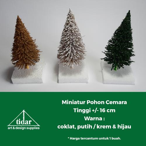 Jual HR - Miniatur Pohon Cemara Tinggi 16 CM - Maket Tanaman Pinus ...