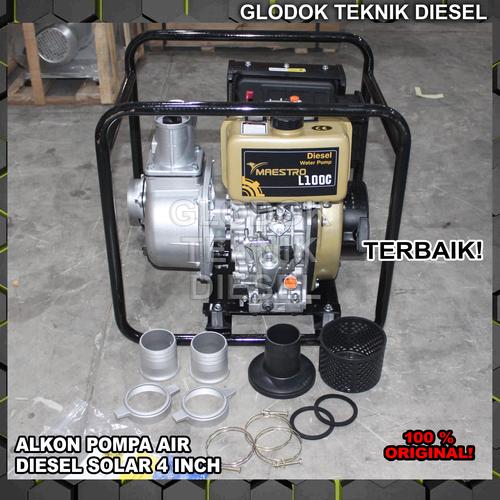 Jual Mesin Pompa Air Sawah Alkon 4 INCH Diesel Solar Type 100 Water ...