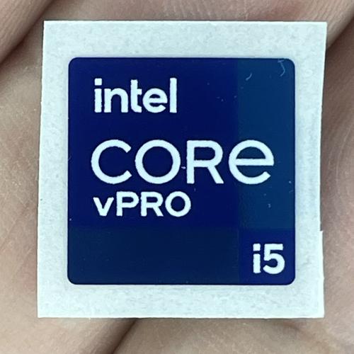 Jual Sticker stiker logo intel Core i5 vPro 11dan12th gen ori ukuran ...