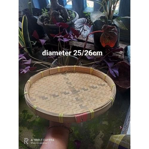 Jual Tampah Kecil 25cm 20 cm Bambu Anyaman Buat Tumpeng - Diameter 20cm ...