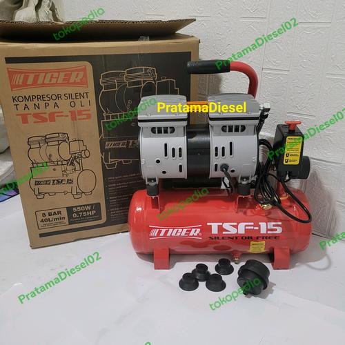 Jual Mesin kompresor angin silent oiless TIGER TSF -15 - Kab. Bekasi - PratamaDiesel02 | Tokopedia