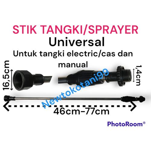 Jual STIK besi sprayer elektrik DRAT PLASTIK pipa tangki panjang pendek ...