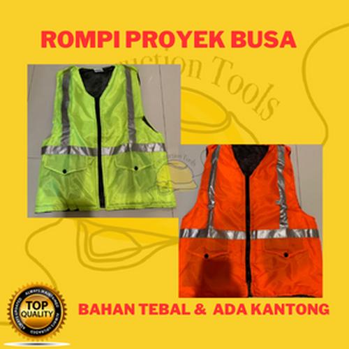 Jual Rompi Proyek Busa Tebal Reflektif - ORANGE / HIJAU - Kota Bandung ...