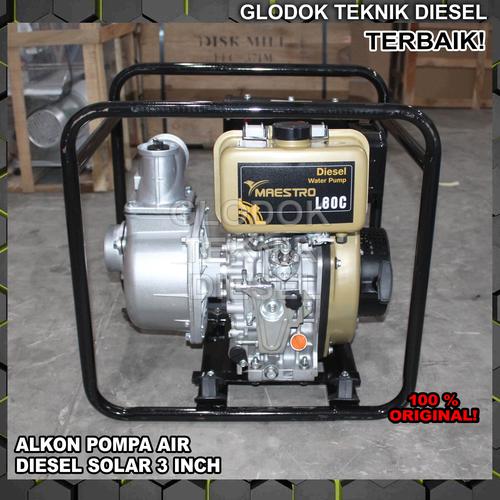Jual Mesin Pompa Air Sawah Alkon 3 INCH Diesel Solar Type 80 Water Pump ORI - 2 INCH - Kota ...