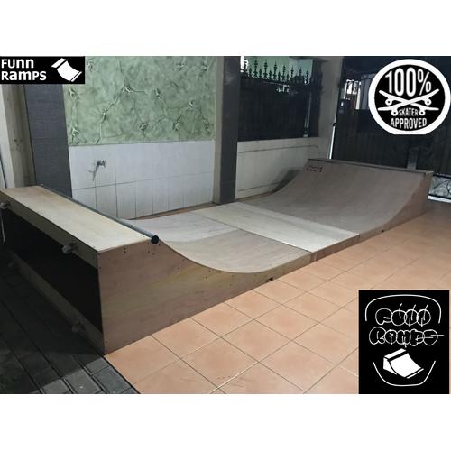 Jual 2 Feet Mini Ramp "STANDARD" Skateboard Inline Rollerblade Scooter ...