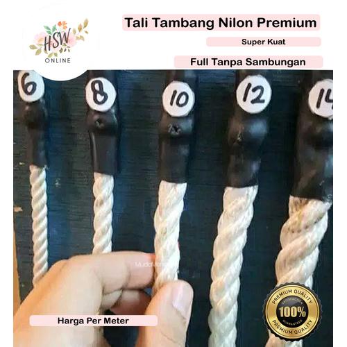 Jual Tali Tambang Nylon 6 mm 8 mm 10 mm 12 mm 14 mm Tali Nilon Kecil ...