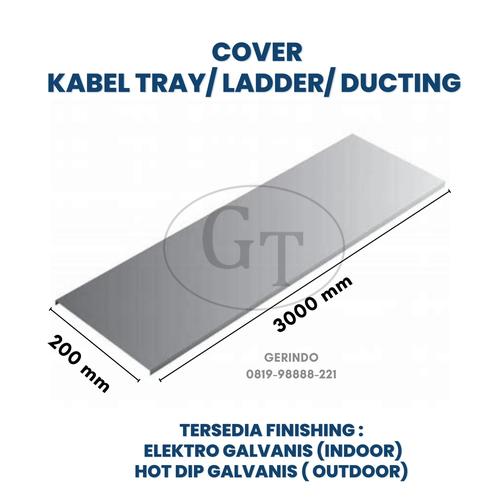 Jual Cover Tray/Cover Ladder 200x3000mm SPHC 1.2mm Elektro Galvanis GT ...