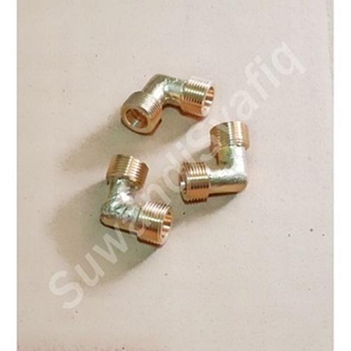 Jual nepel siku diameter drat 16 mm sambungan pipa kompresor listrik ...